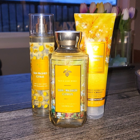Bath & Body Works | Bath & Body | Nwtbbw Sun Washed Citrus Bundle ...
